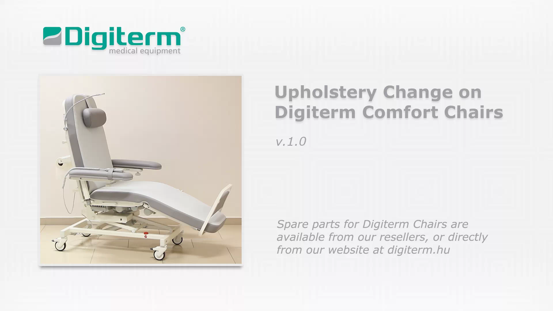 How To Change The Upholstery On Digiterm Comfort Chairs! - Digiterm Ltd.
